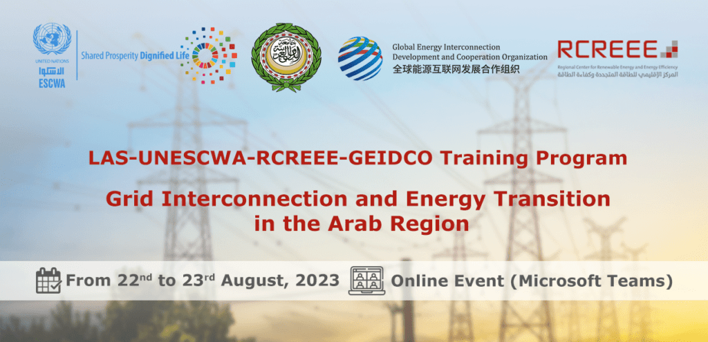 LAS-UNESCWA-RCREEE-GEIDCO Training Program - Grid Interconnection and ...
